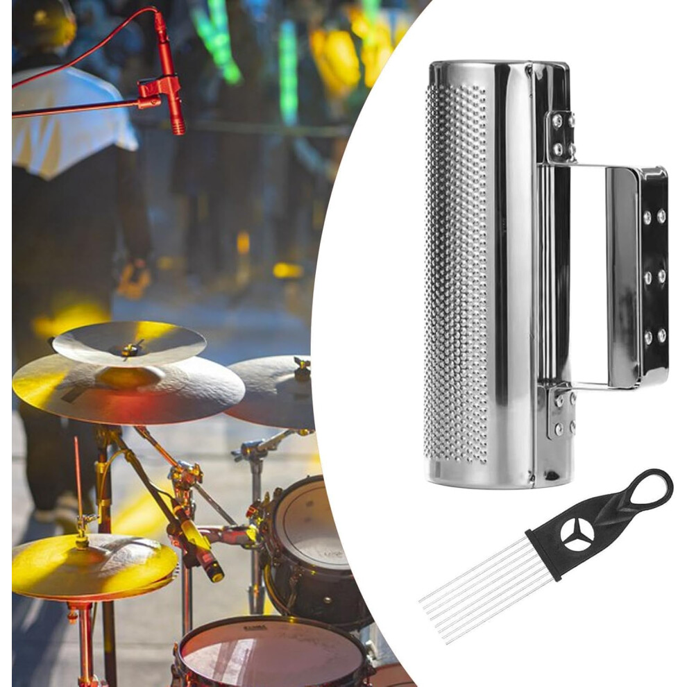 Guiro Shaker with Scraping Band for Kids and Adults, 5x12 Inch Musical ...