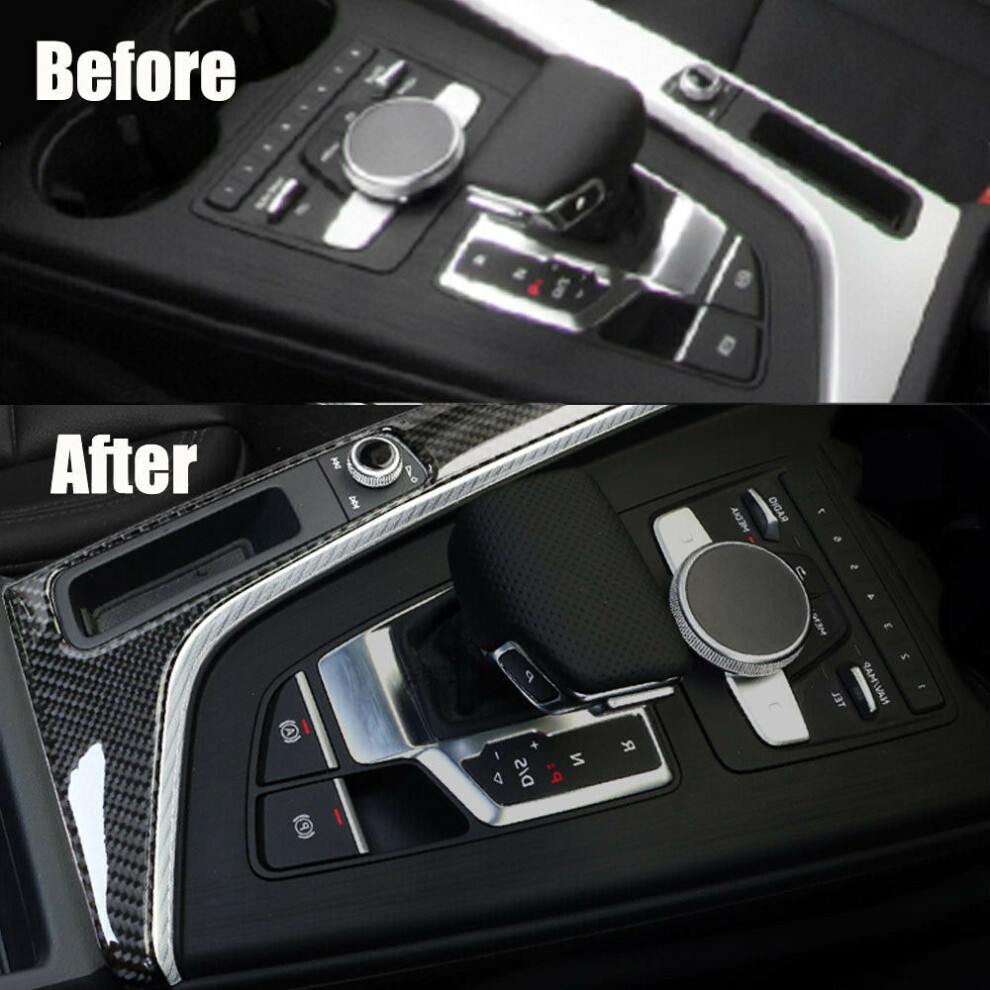 Per A4 B9 S4 8W RS4 A5 F5 S5 RS5 Pannello del cambio in fibra di carbonio adesivo on OnBuy