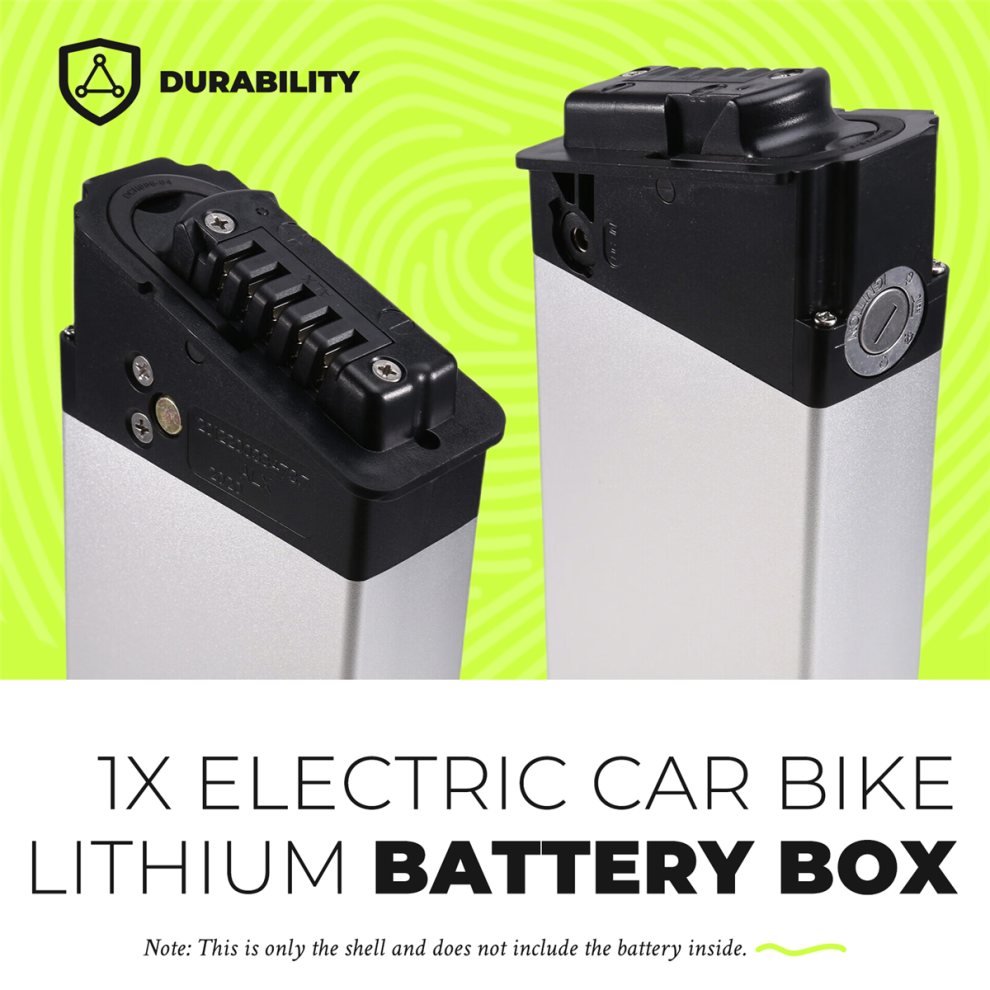 36V 48V Electric Car Bike Lithium Battery Box Folding Bicycle Case Alu ...