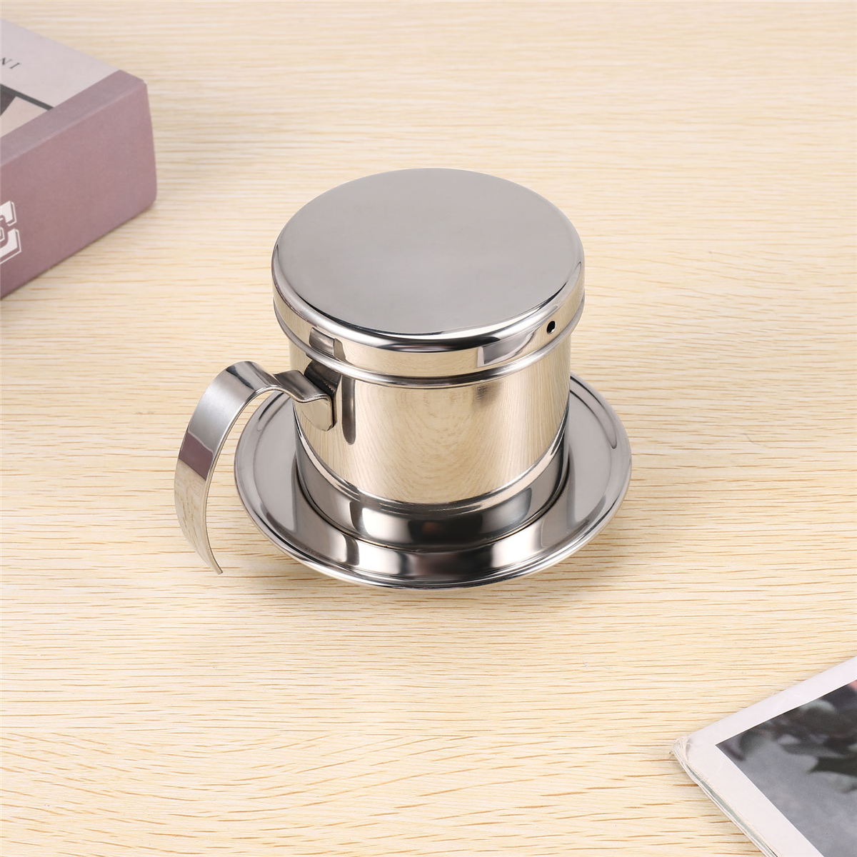 Vietnamese Coffee Filter Portable Press Maker Reusable Phin Infuser St ...