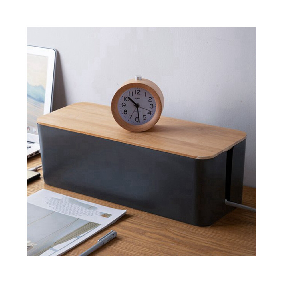 Boîte de rangement pour câbles, organiseur de prises de courant, bac de ...