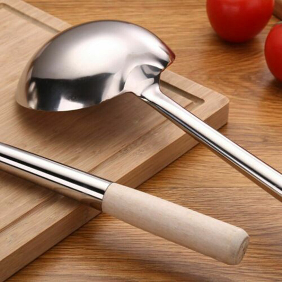 Long Handle Soup Ladle Cooking Utensils Spoon Wok Kitchen Tool A on OnBuy
