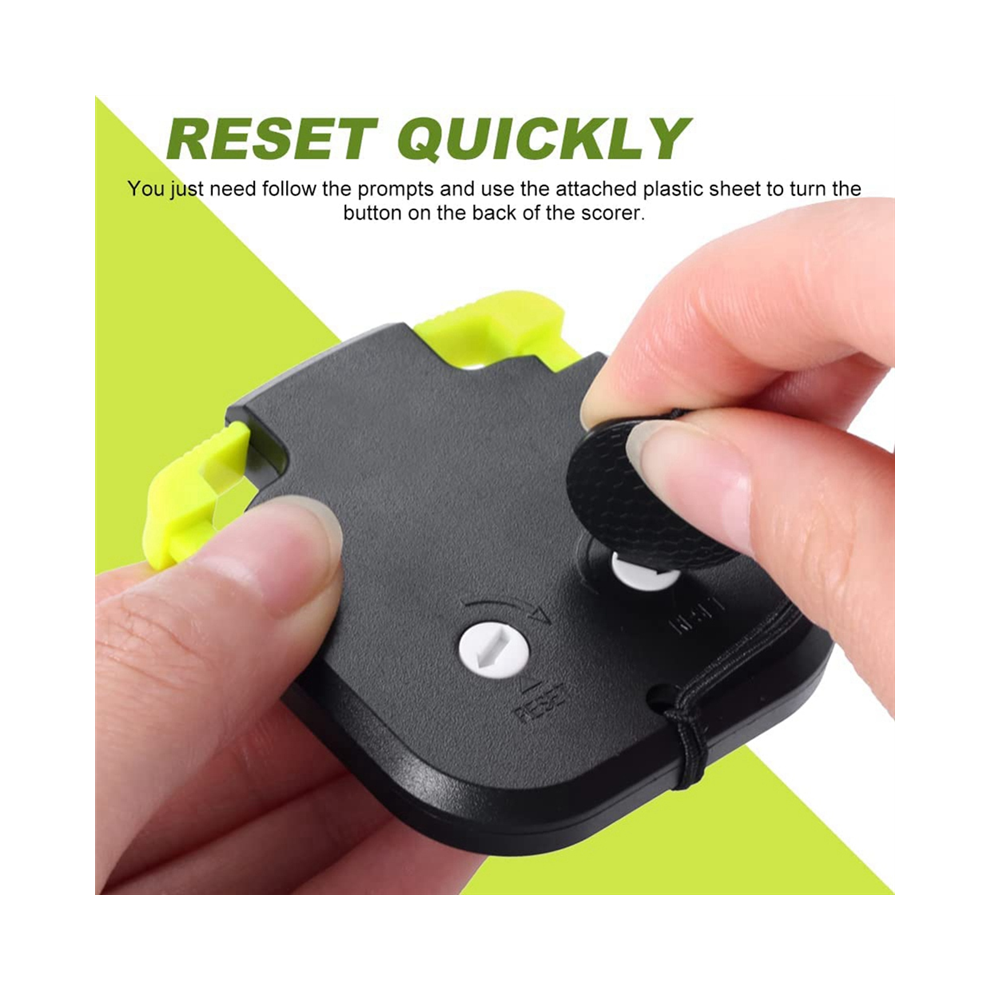 Golf Score Counter with Reset Tool and Key Chain,2 Digit Shot Stroke C ...