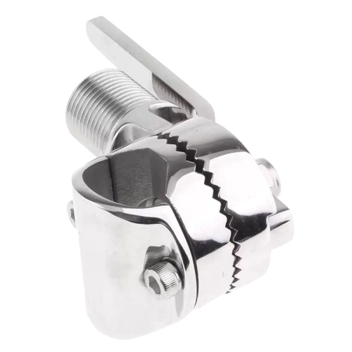 Marine VHF Antenna Mount Rail Adjustable Base Heavy Duty Ratchet Pipe ...