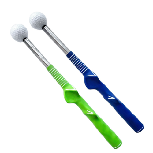 Golf Swing Practice Stick Telescopic Trainer Aid Tool Posture Correcto ...