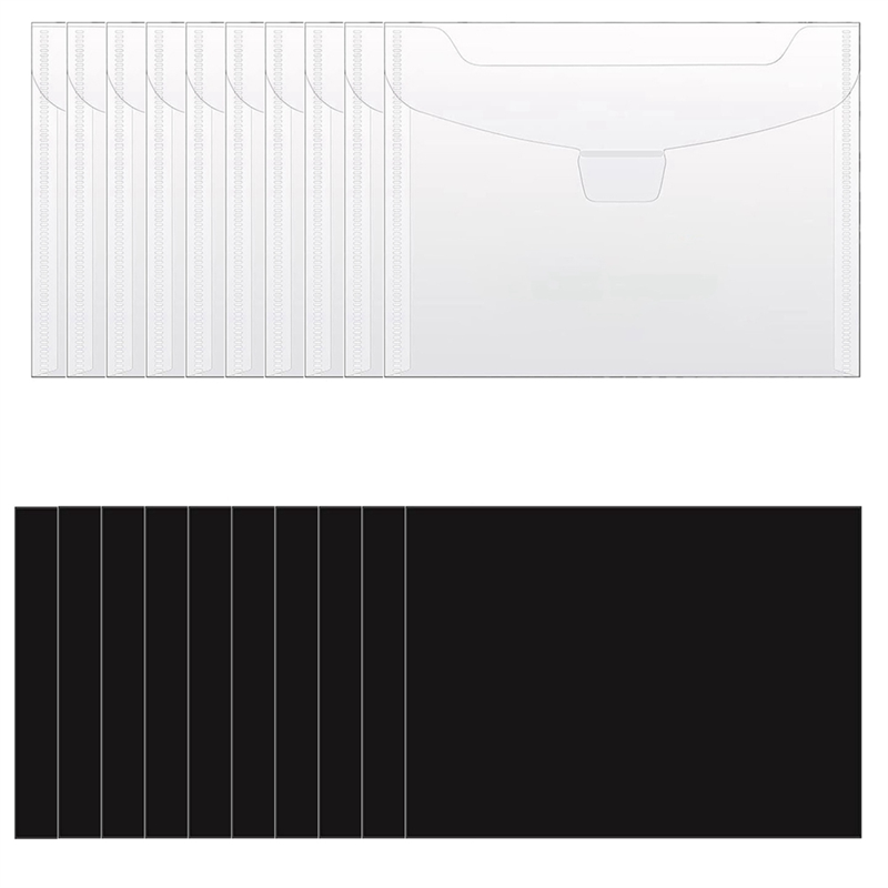 20 stk. opbevaringspose til stempel og matrices i gummi, magnetiske ark ...