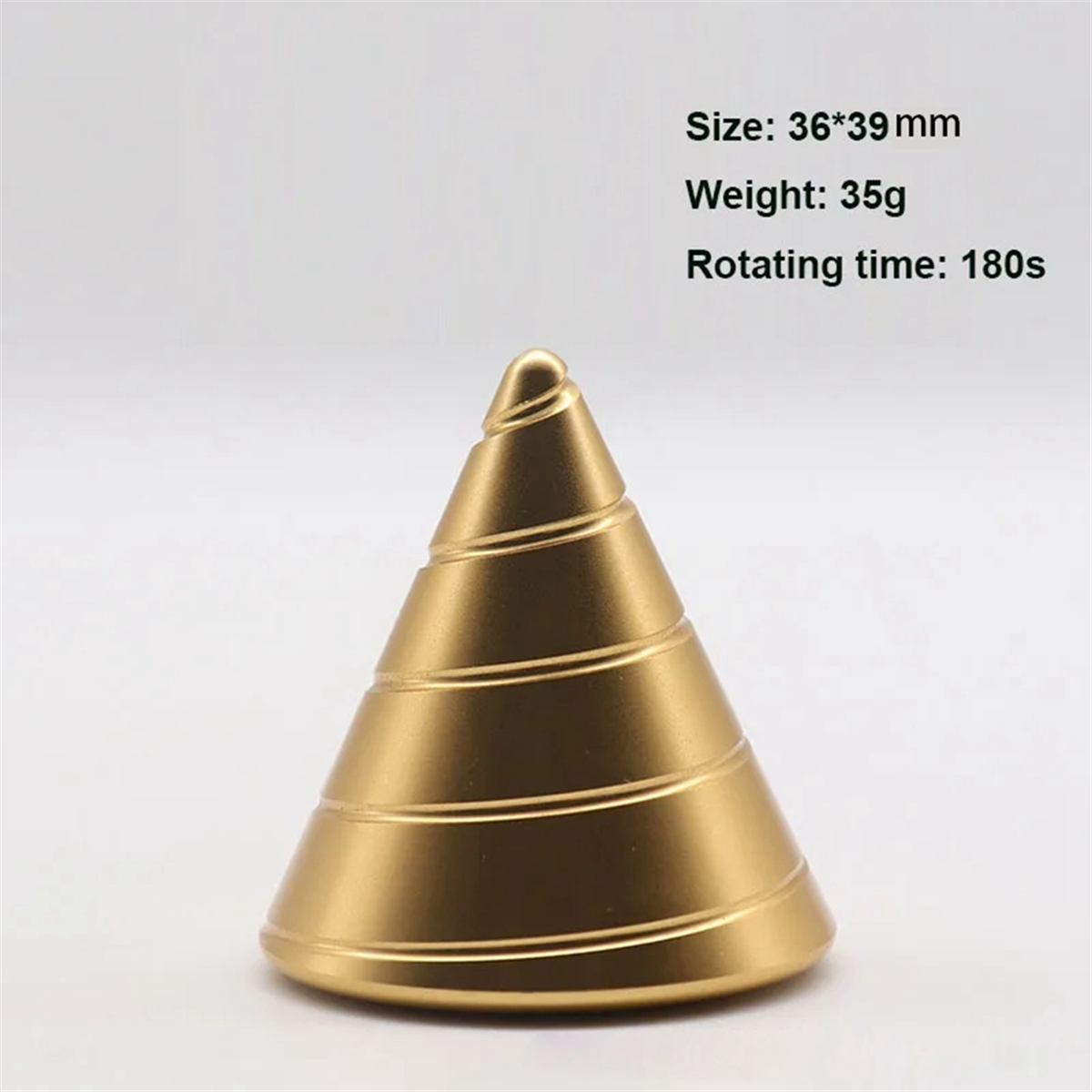 Table Fidget Toy Rotating Cone Gyroscope Office Desk Optical Illusion ...
