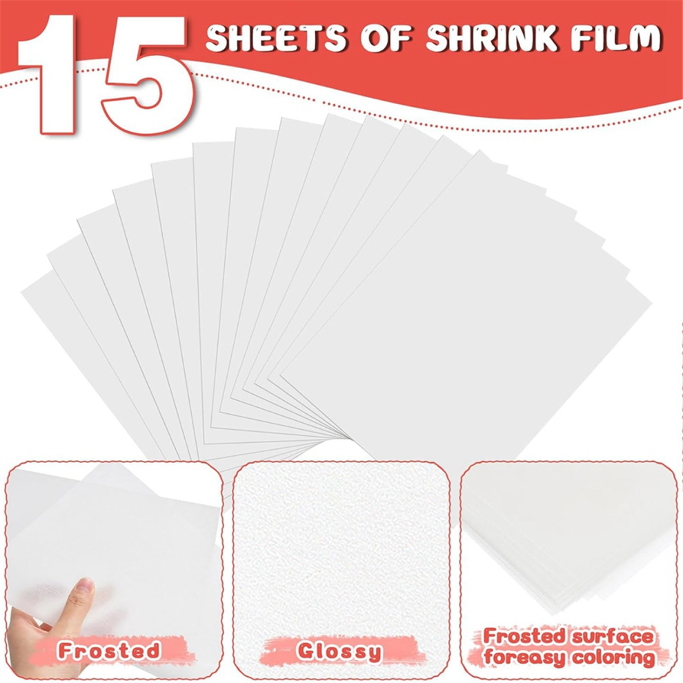 Kit de 170 feuilles de plastique rétractable, papier avec 15 feuilles ...