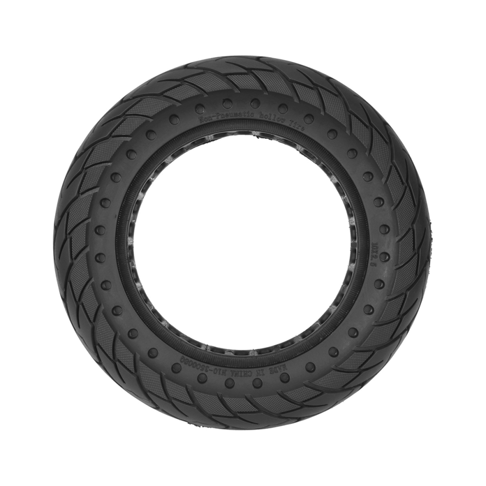 Black 10x2.5 Solid Tire Max G30 G30L Electric Scooter Rubber Shock-Abs ...