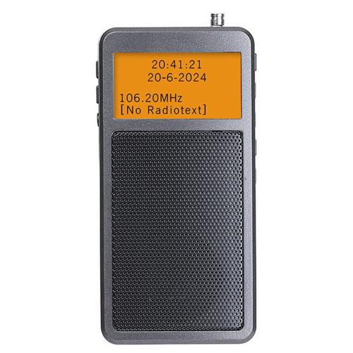 Portable Bluetooth Radio Pocket Mini FM Stereo Radios Wireless Speaker ...
