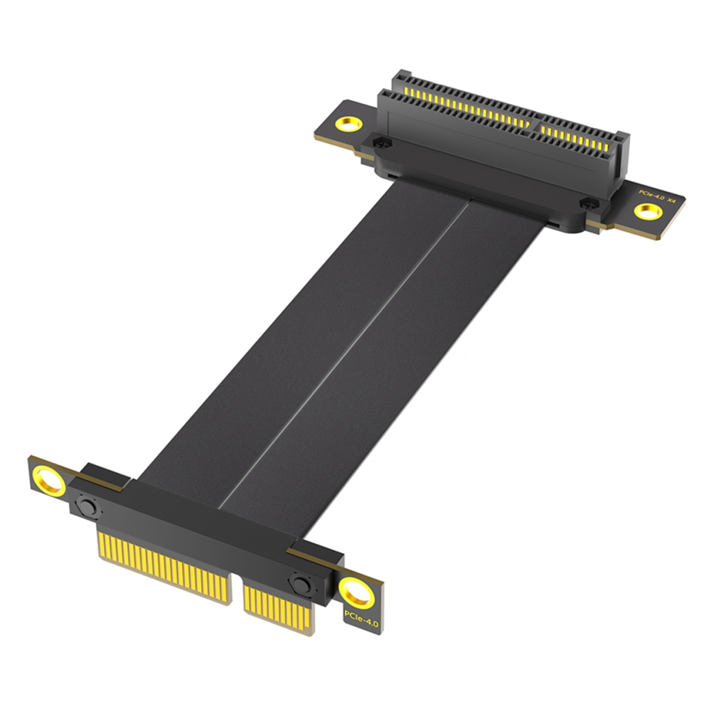 Câble d'extension PCI-E PCI Express 4.0 4X (double direction verticale ...