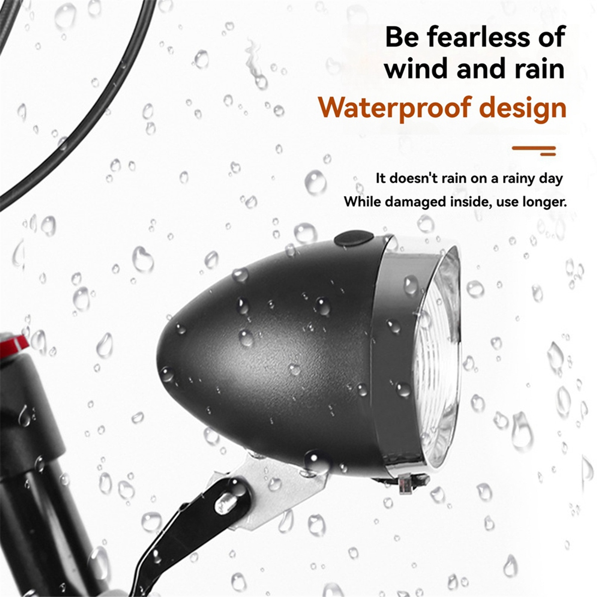 Bike Headlights Mountain Retro 3LED Riding Lights Front Night Equipmen ...