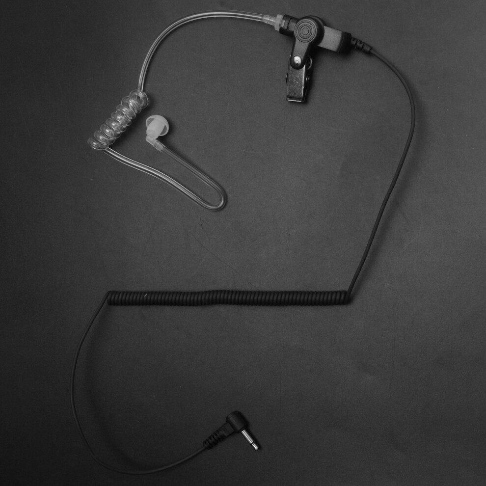 Écouteur à tube acoustique 3,5 mm pour la police, écoute uniquement ...