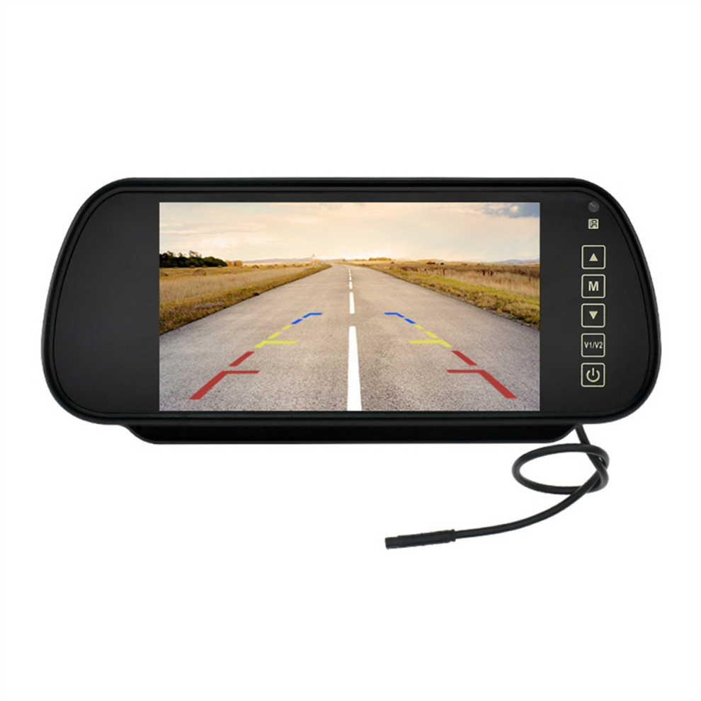 7 Inch Car LCD Mirror Monitor Parking Screen Auto Display Assist for R ...