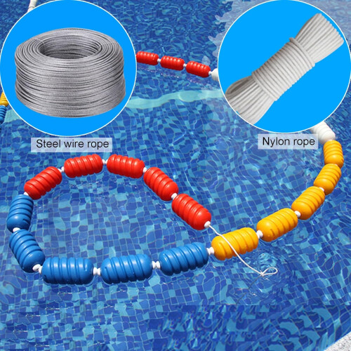 Safety Swimming Pool Rope, 5m Blue Nylon Swimming Lane Divider with ...