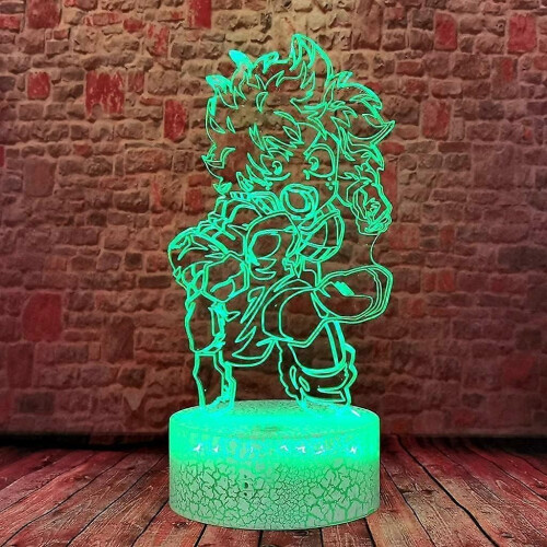 My Hero Academia LED Light 3D Illusion MHA Deku Anime Lamp Izuku ...