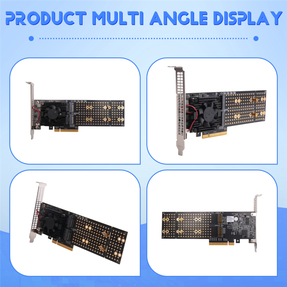 M.2 PCIe Expansion Card Split-Free PLX8747 Integrated Module on OnBuy