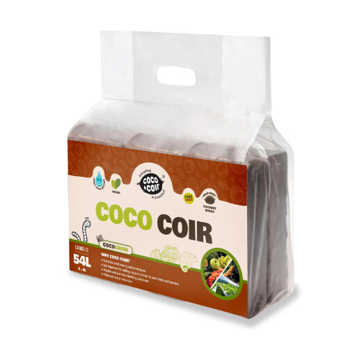 Coco & Coir 6 x 650g Organic Peat Free Compost Coco Soil. Reptile ...