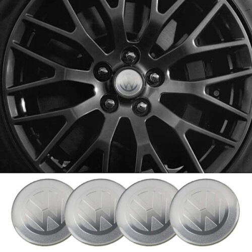 4pcs 56mm Car Wheel Hub Cap Brand Emblem Decal Sticker For Volkswagen ...