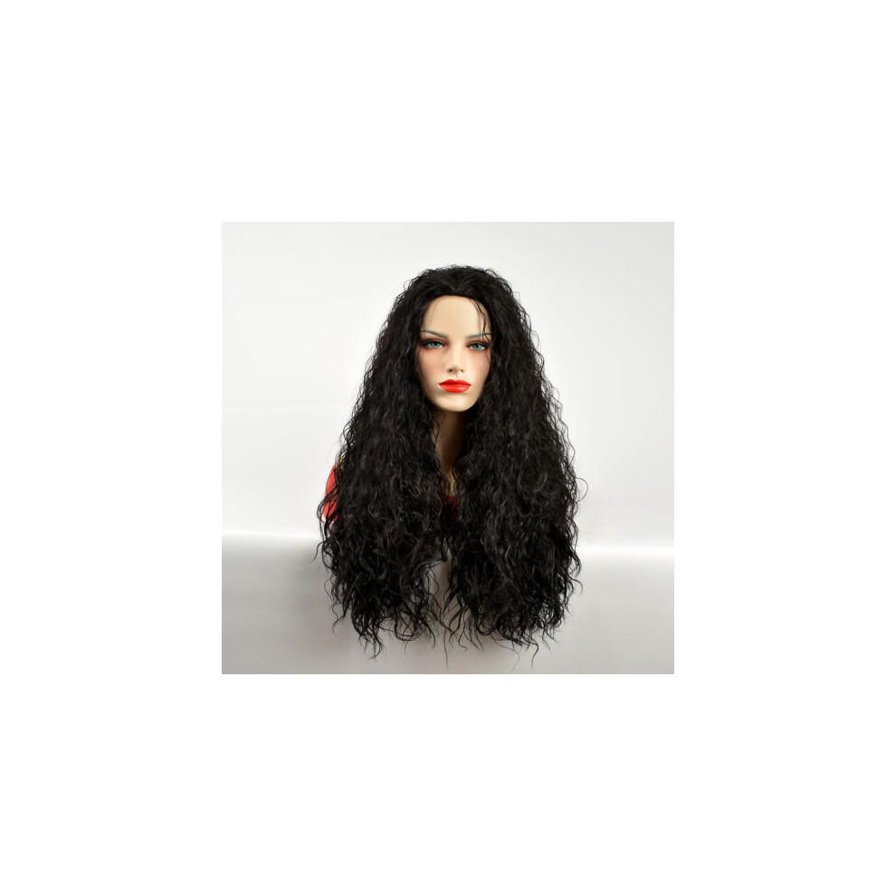 (Women's Wig)Ensemble perruques Moana longues désordonnées afro kinky ...