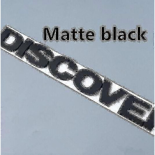 (Matt svart koffert) Runda teckensnitt Bokstäver Emblem Badge ...