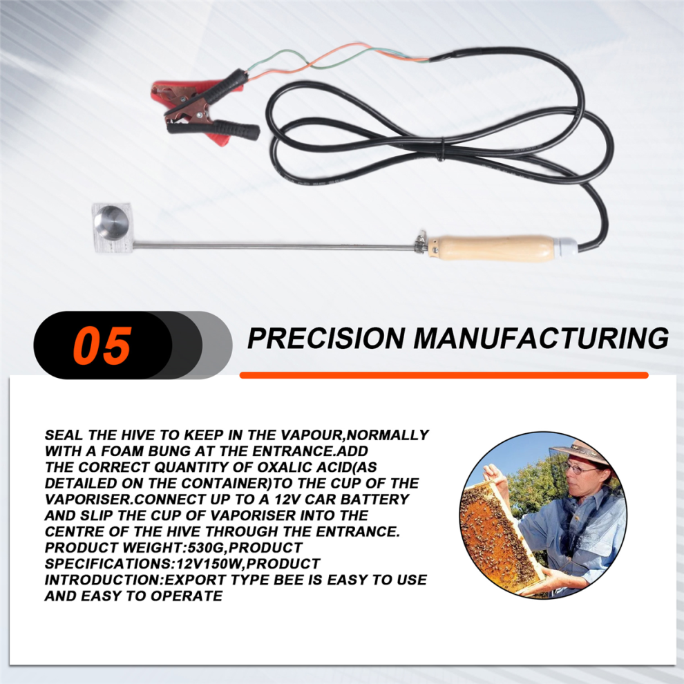 1 Set Vaporizer 12V Bee Evaporator Oxalic Acid Vaporiser Varroa ...