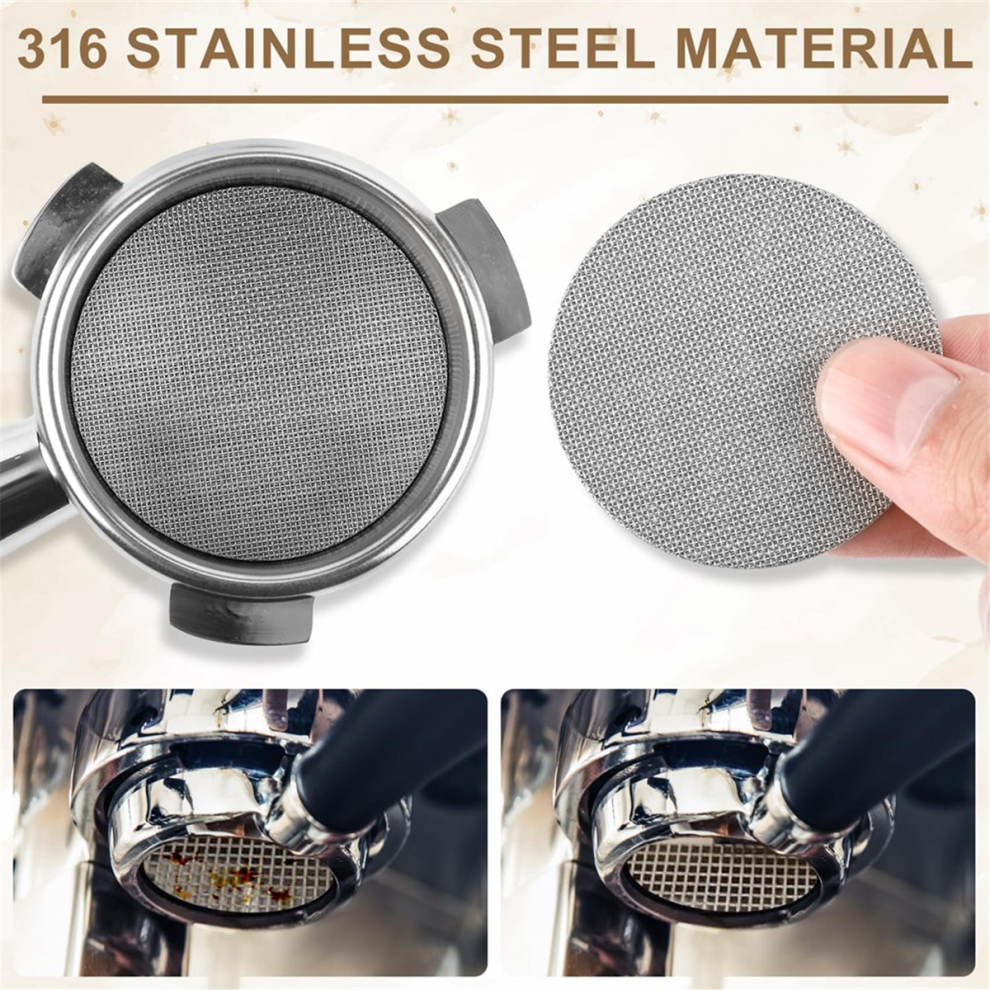 12 Magnetic Dosing Funnel Set,54mm Espresso Puck Screen Kit Aluminum ...