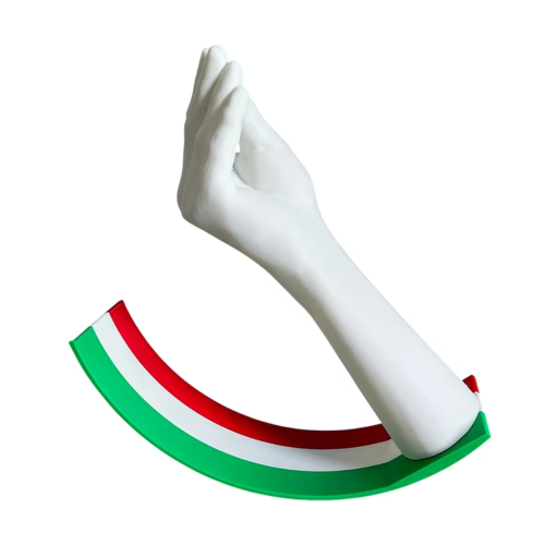 Swinging Italian Hand Gesture Ornament Shake Statue 3D Printed Car ...