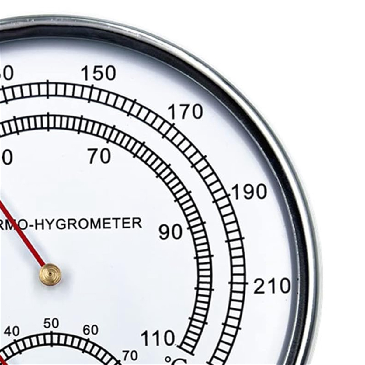 Sauna Fahrenheit Thermometer Hygrometer Indoor Dial Hygrothermograph ...