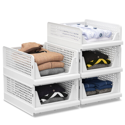 Unique Impression 5 Pack Wardrobe Storage Organiser - Storage Boxes for ...