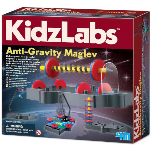 4M KidzLabs Anti Gravity Magnetic Levitation Kit | Make a Pencil Float ...