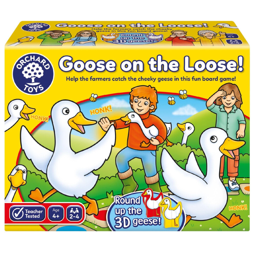 Orchard Toys Goose on the Loose, Family Board Game, Family Fun ...