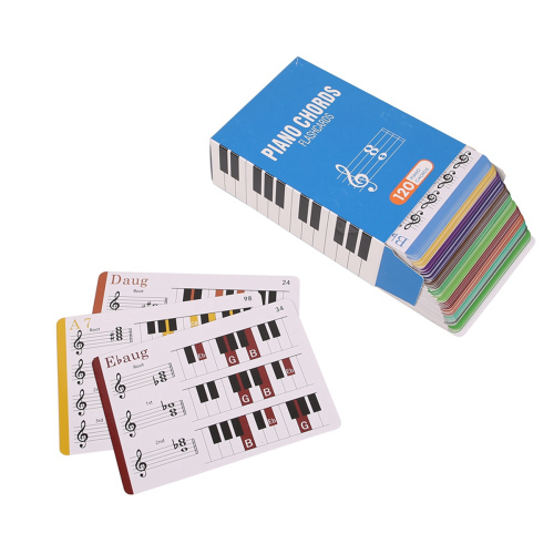 Piano Chord Piano Chords Chart Flash Cards for 120 Chords, on OnBuy