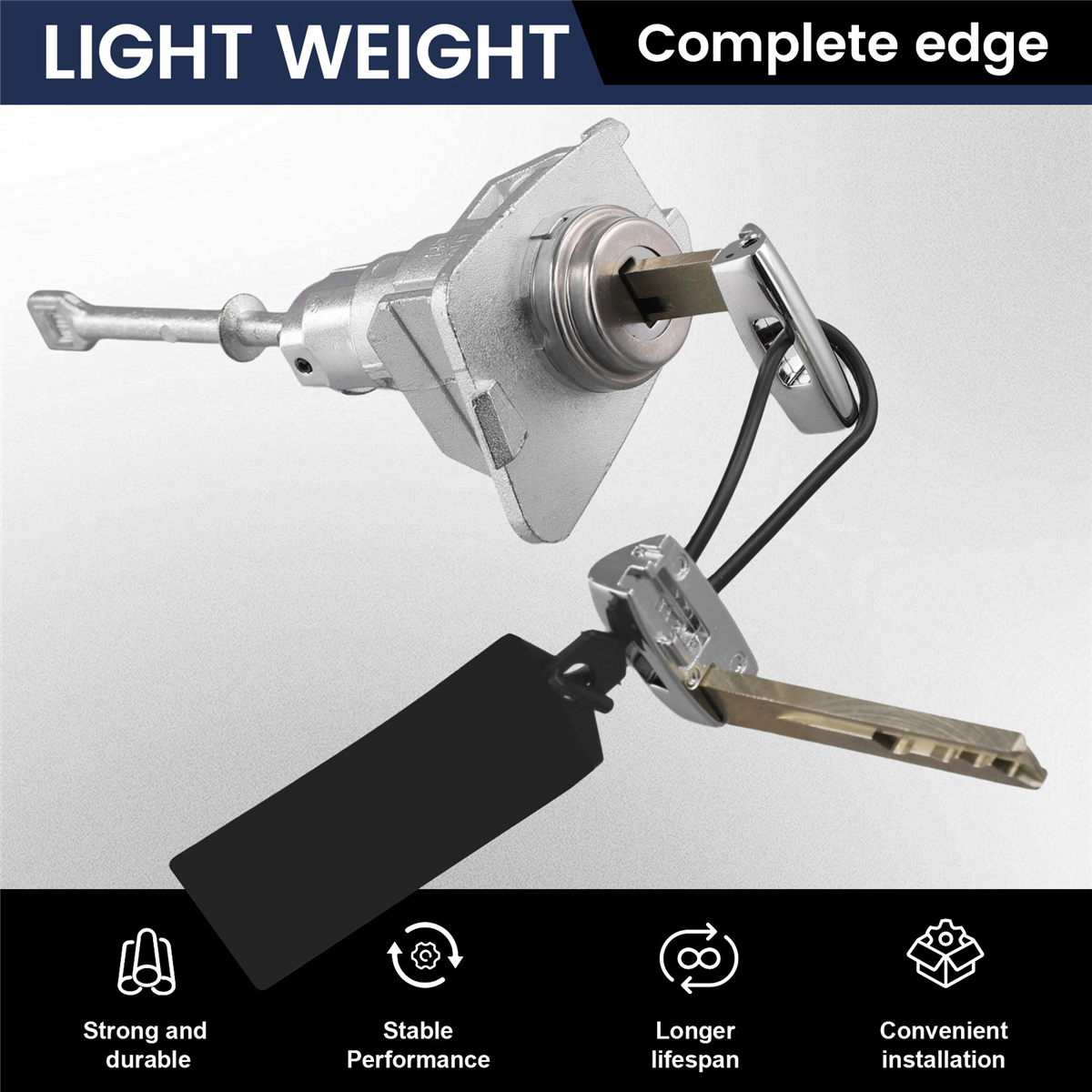 Left Front Driver Side Door Lock Cylinder with Keys on OnBuy