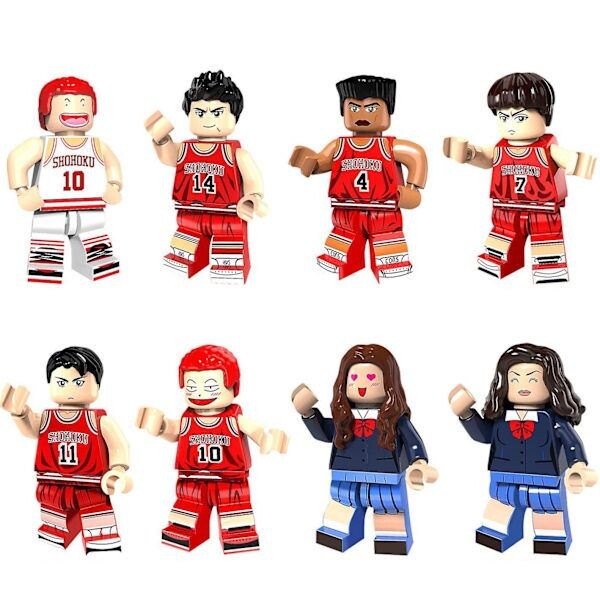 6 pièces Slam Dunk Sakuragi Flower Road Rukawa Maple Miyagi Ryoda ...