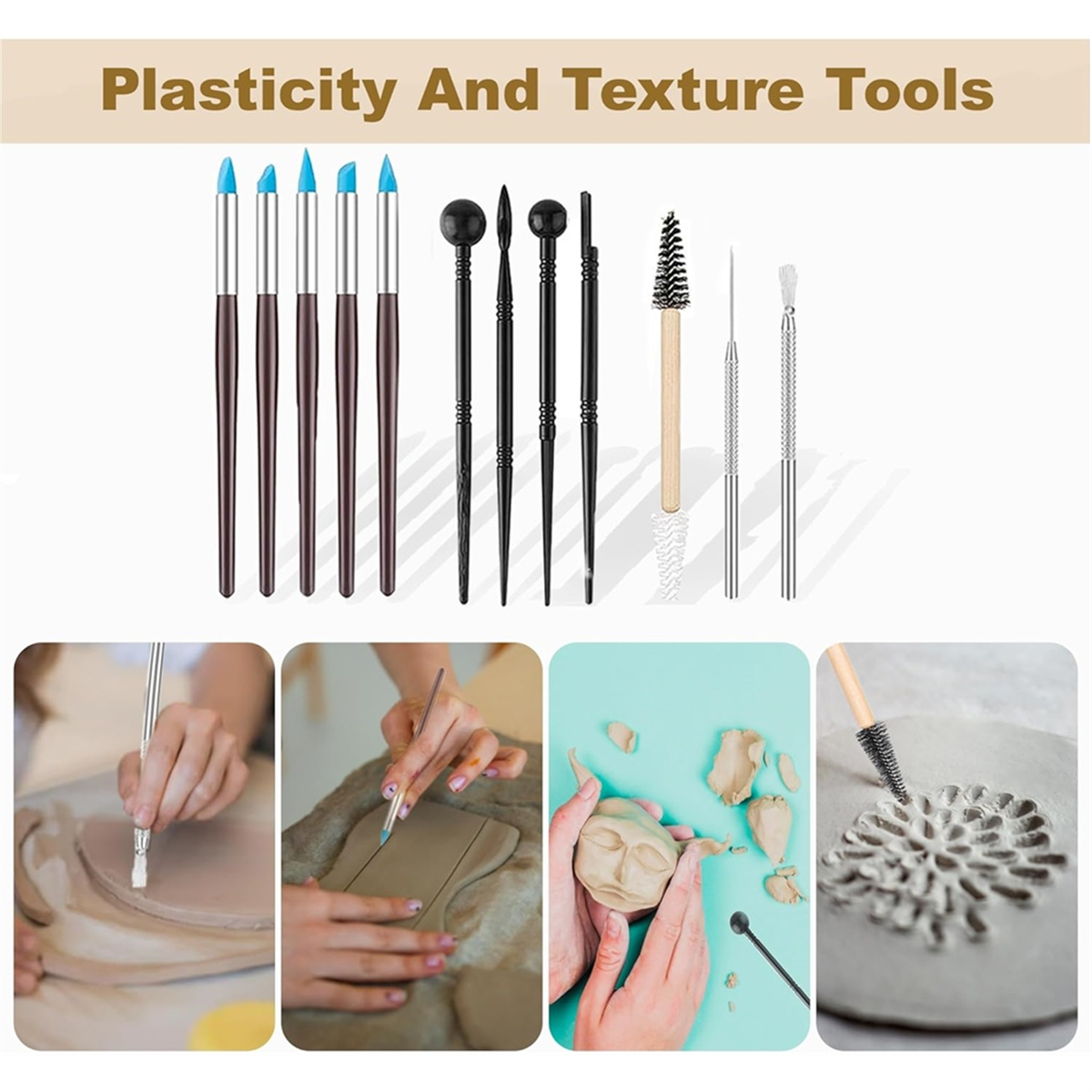 43PCS Pottery Tools Tool for Sculpting Polymer Clay Kit on OnBuy