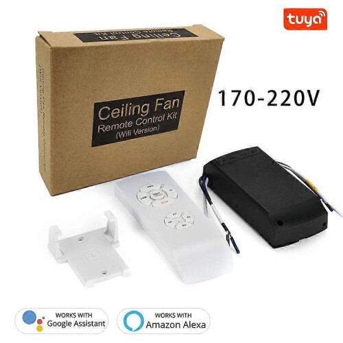 Tuya Smart Life Ceiling Fan Controller WIFI Fan Light Kit with RF ...