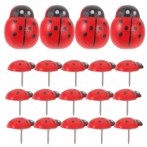Cute Thumb Tacks Photo Thumb Tacks Red Iron 50set Map Marker on OnBuy