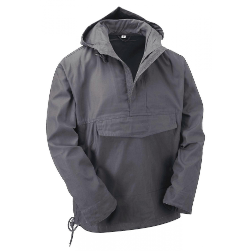 New Latest Style Hooded Anorak Smock Jacket - Good Grey Large on OnBuy