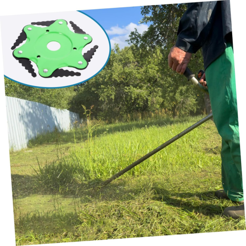 Weeding Blade - Five Leaf Brush Blade for Weeding, Steel Wire Weeding ...
