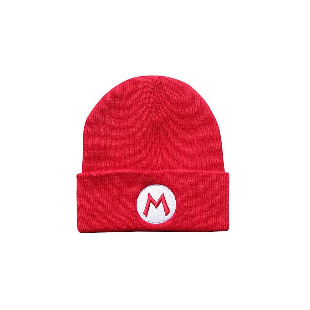 (Rouge) Bonnet à motif Mario Bros Super Marios pour homme et femme ...