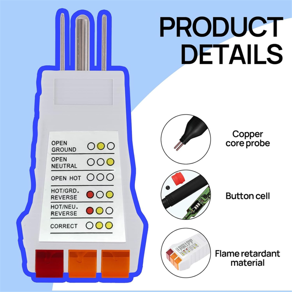 Grounding Tester - Outlet Tester & Conductivity Test Pen on OnBuy