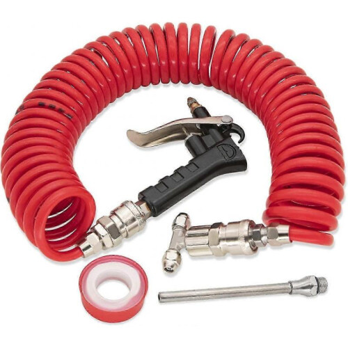 Truck Air Duster Blow Gun Cleaning with 9 Meter Long Red Coil, Truck ...