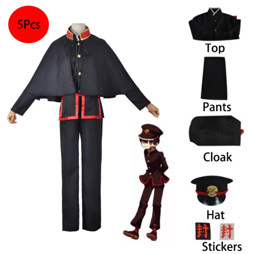(Hanako-kun,Male-XL)Set costume cosplay Hanako Kun Yugi Tsukasa legato ...