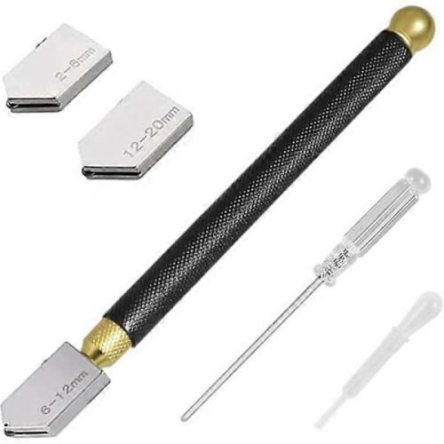 Professional Glass Cutter, Pen-like, Cuts 2-20 mm Thickness for Cutting ...