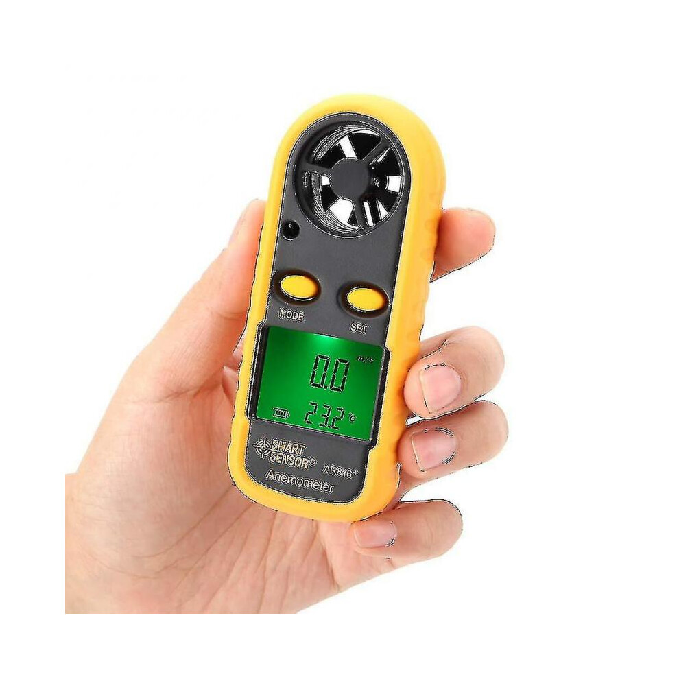 Gauge Air Speed Portable Wind Speed Meter Anemometer for Cooling Wind ...
