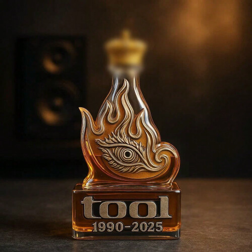 Longhorns Whiskey Bottle Tool Band Bottle Red Wine Whiskey Craft Bottle ...