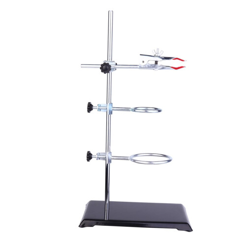 60cm Lab Stand Clamp Flask Holder Stainless Steel Iron Easy Assembly ...