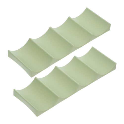 2-Piece Wine Rack Desktop Display Mat for Bottles, Plastic Beverage ...