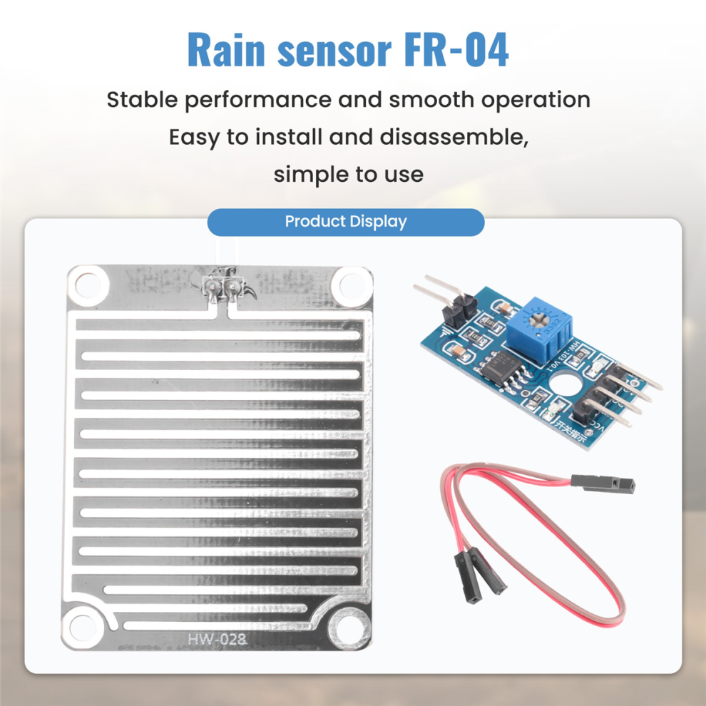 Rain Sensor Module Rainwater 3, 3V-5V on OnBuy